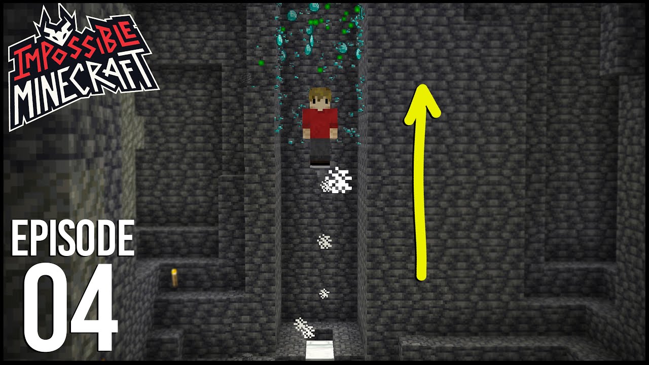 IMPOSSIBLE Minecraft: Episode 4 - BED BOUNCE MINING! - Minecraft videos