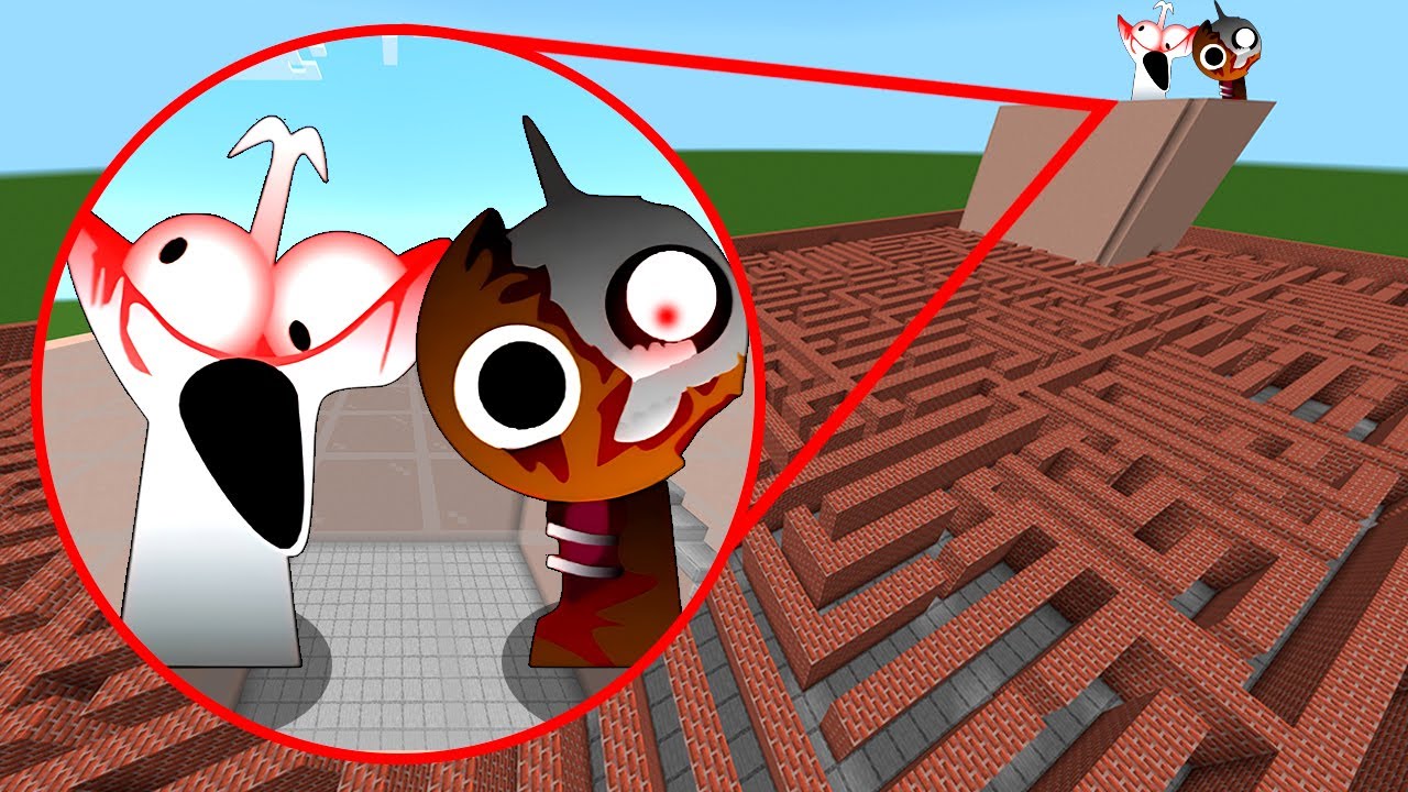 Incredibox Sprunki Clukr and Brud (Phase???) in Maze Gmod in Minecraft ...