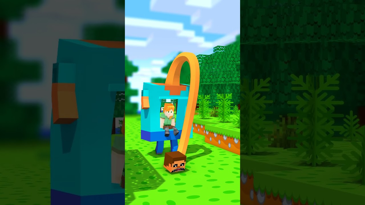Is this Steve??? - Alex and Steve Adventures #minecraft #shorts ...