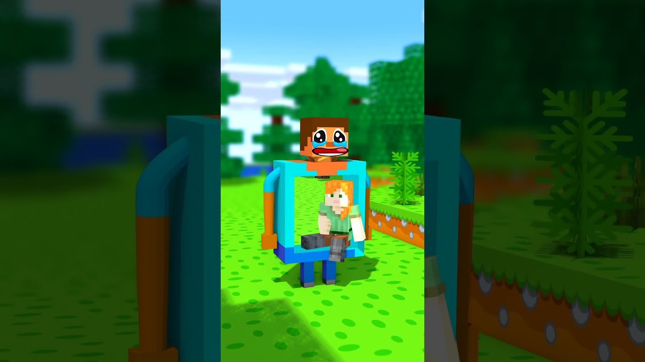 Long Steeeeve??? - Alex and Steve Adventures #minecraft #shorts ...