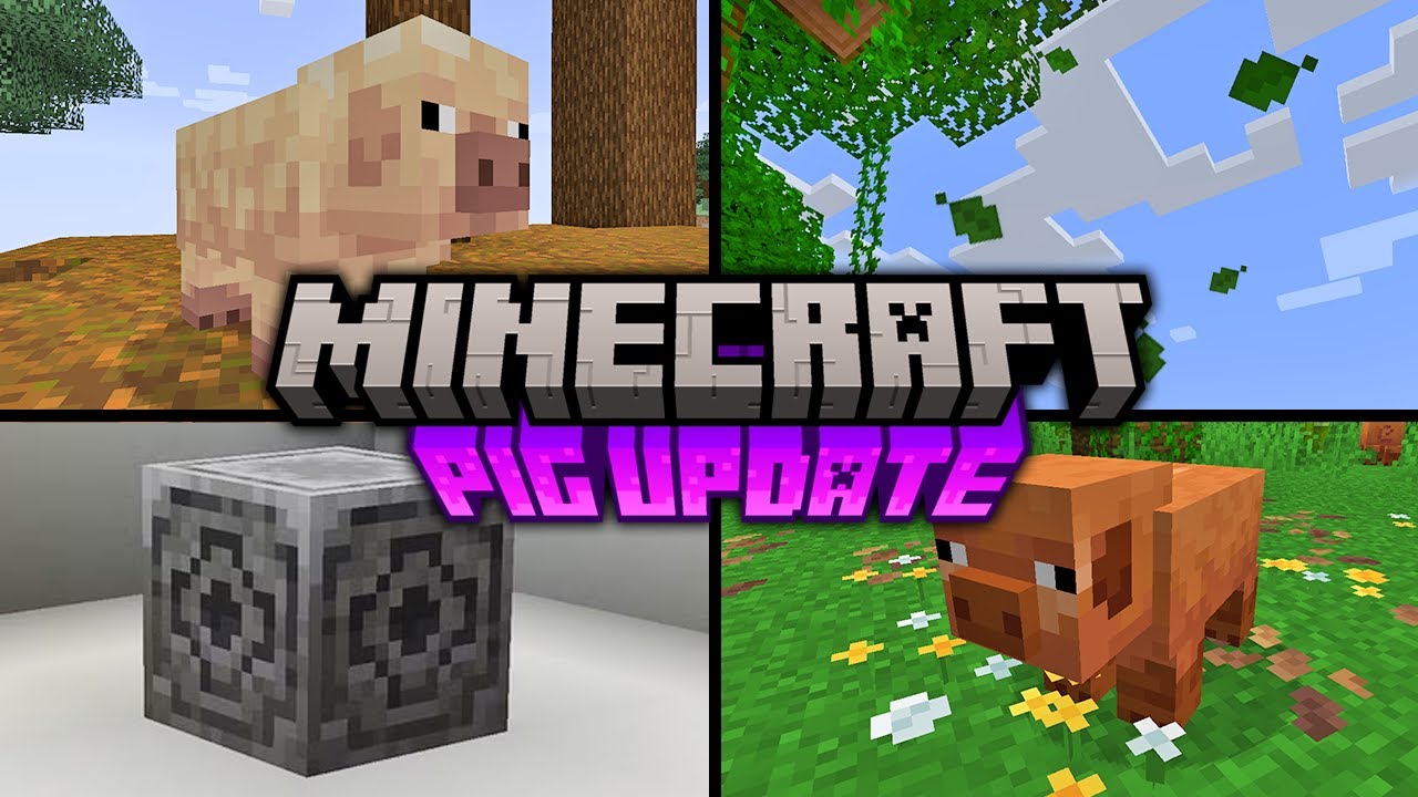 MINECRAFT 1.22 UPDATE: NEW PIGS, LEAF LITTER, FALLING LEAVES & MORE ...