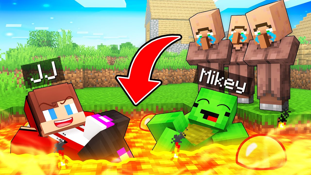 Mikey and JJ Can NEVER DIE and Troll Villagers in Minecraft! (Maizen ...