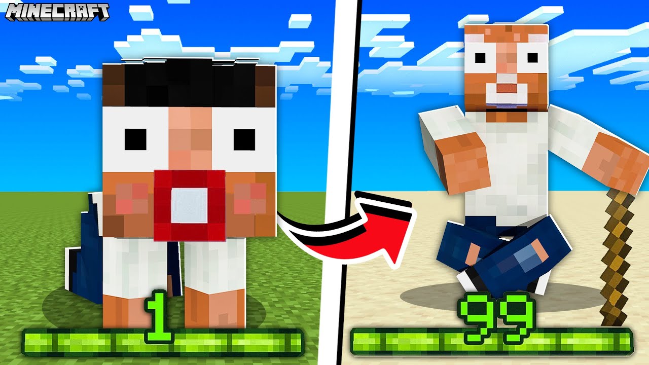 Minecraft, But Your XP = Your AGE || Minecraft Mods || Minecraft ...