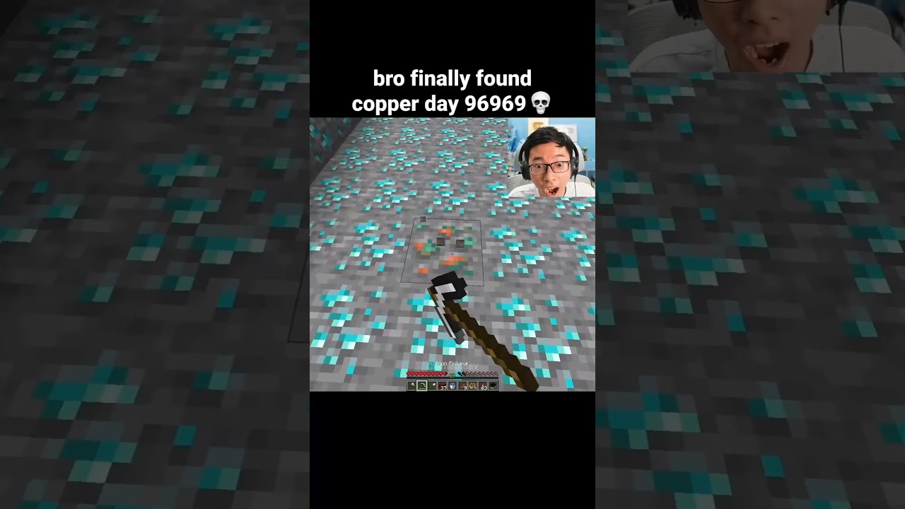 Minecraft Copper Ore Moment - Minecraft videos