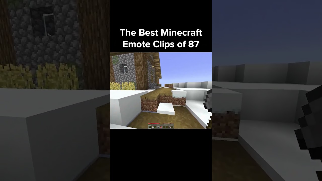 Minecraft Emote Moment - Minecraft videos