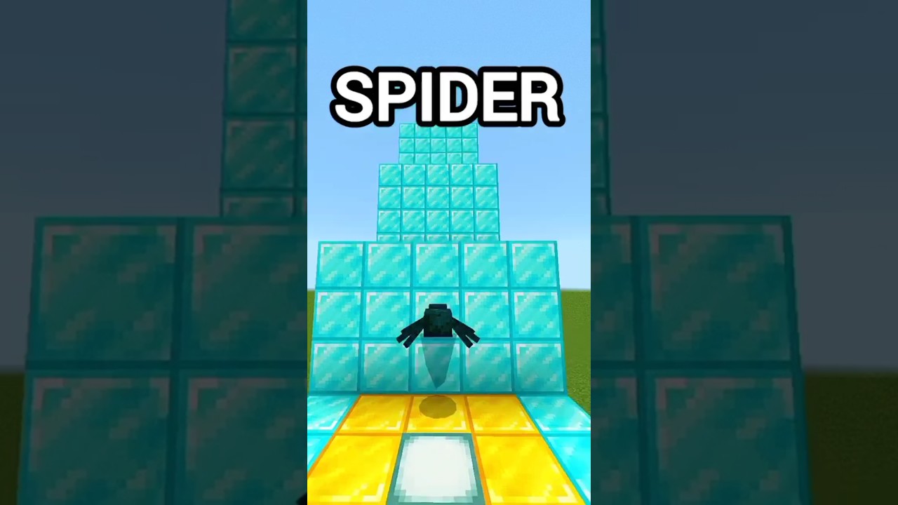 Minecraft mobs race #shorts #minecraft - Minecraft videos