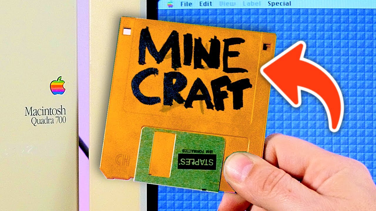 "Minecraft" on a single Floppy Disk - Minecraft videos