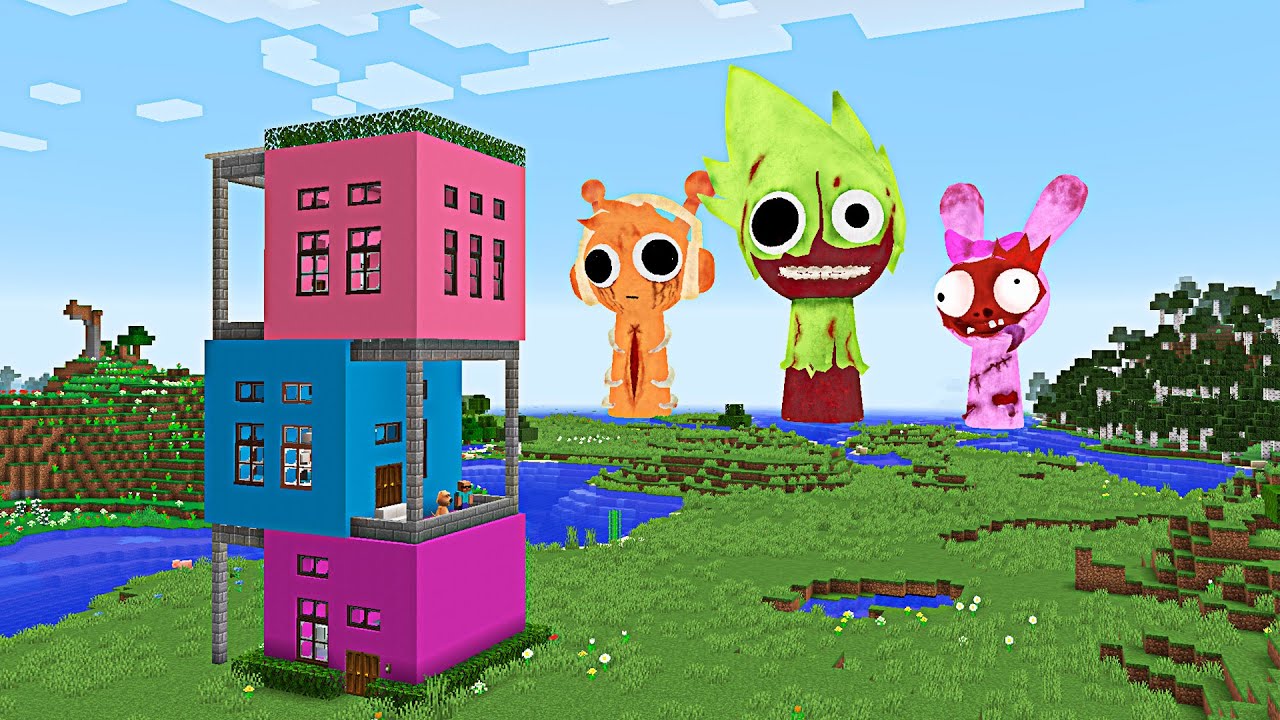 SURVIVING FROM SHIN SPRUNKI ARRIVAL in Minecraft PART 2 - Gameplay ...