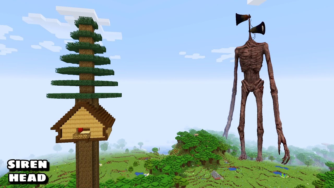 SURVIVING FROM SIREN HEAD REVIVAL PART 2 in Minecraft - Gameplay ...