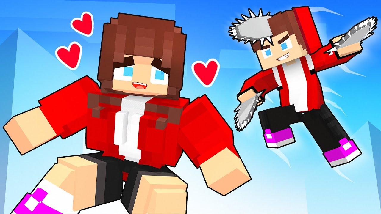Strong JJ`s Sister and JJ CHAINSAW MAN - Love Story - Maizen Minecraft ...