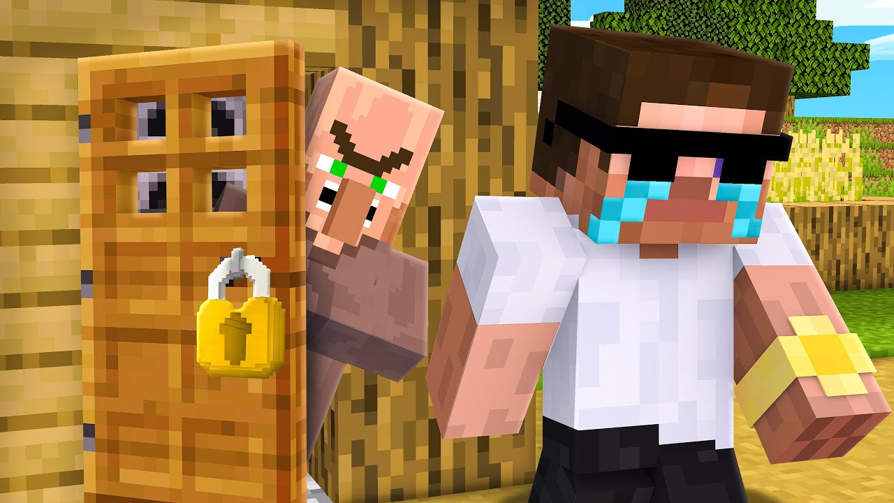 This Villager Kicked Me Out from My House... - Minecraft videos
