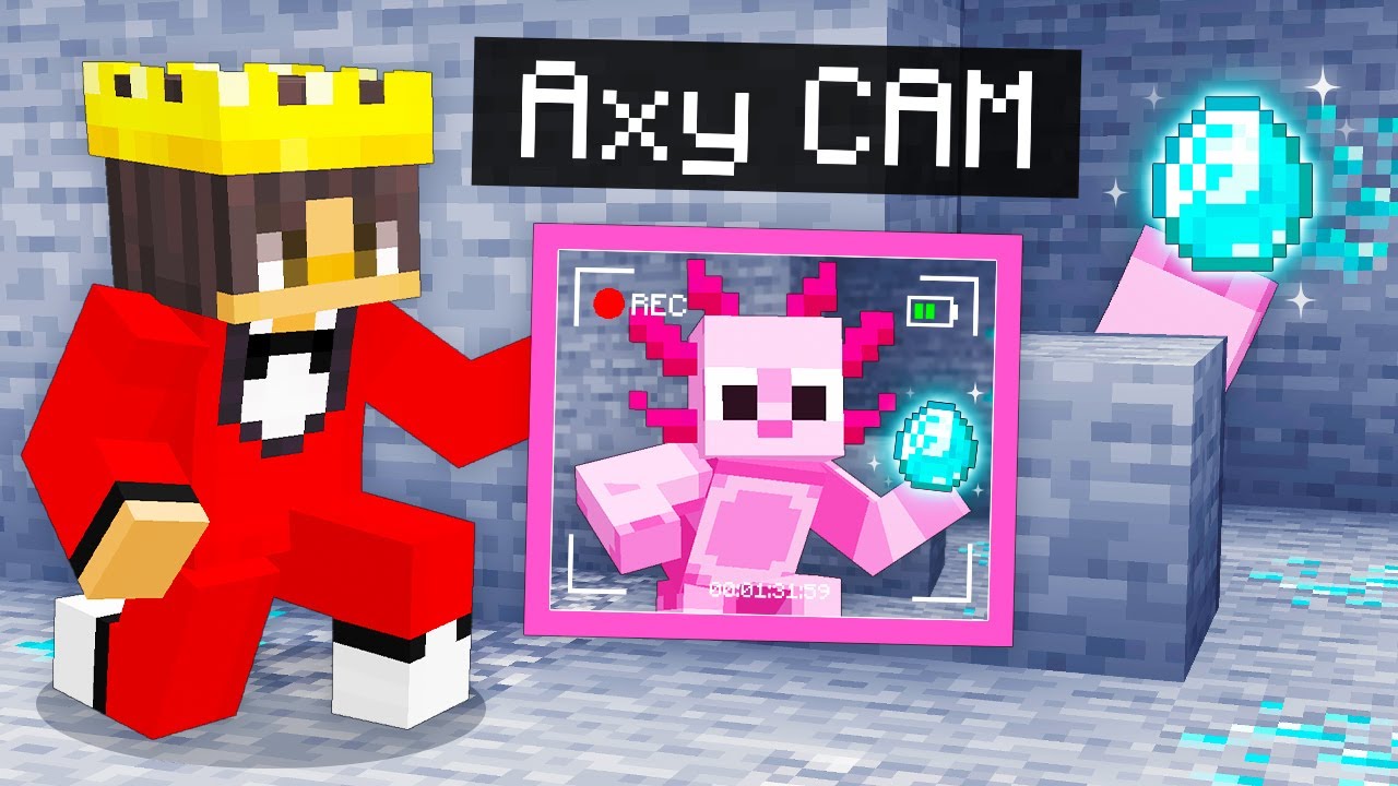 Using CAMERAS To SPY On My Friends In Minecraft! - Minecraft videos