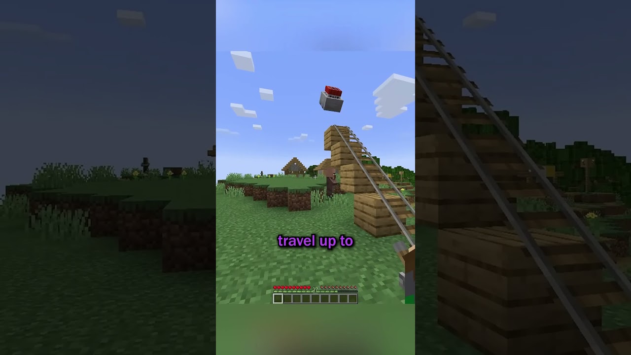 WHICH IS THE FASTEST WAY TO TRAVEL IN MINECRAFT! #shorts #minecraft # ...