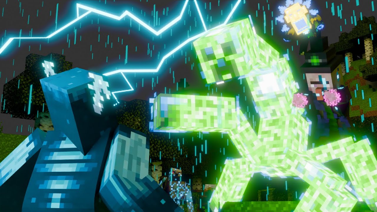 Warden vs Mutant Creeper -EPIC FINAL BATTLE- (Minecraft Animation) - Minecraft videos