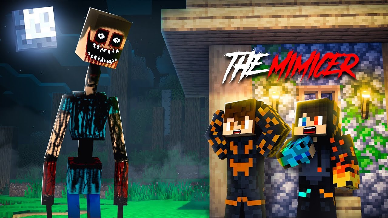 We Caught SCARY MIMICER In Minecraft ft. @MineFlux - Minecraft videos