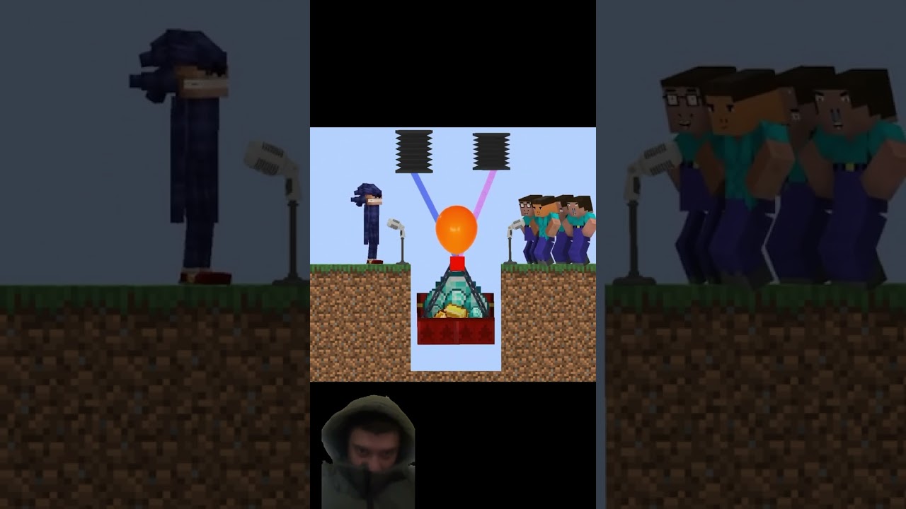 Which team get the treasure?Team Herobrine or Shin Blue? #minecraft # ...