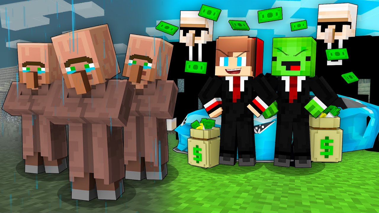 Mikey and JJ Became PRESIDENTS and Kick Villagers Out in Minecraft! - Maizen - Minecraft videos